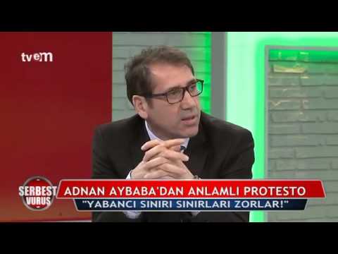 ADNAN AYBABA SIYAHI FUTBOLCU OLDU