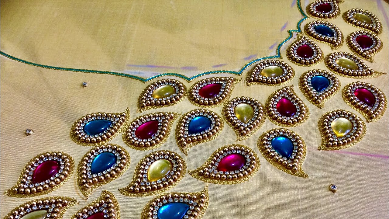 Easy grand embroidery for beginners - YouTube