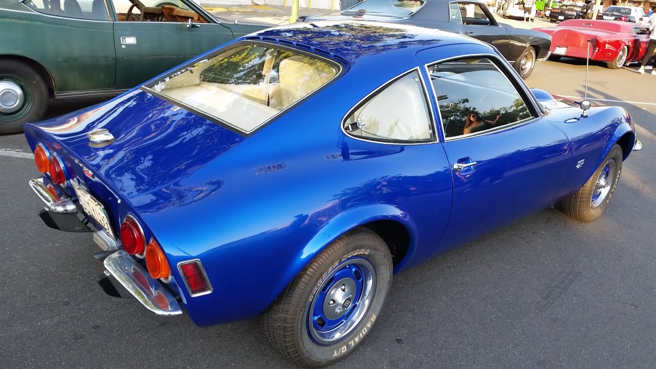 1969 Opel GT 1.9L Engine 4 Speed 1 of 103,465 Made Between 1968 and ...