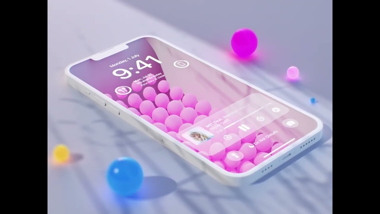 Design Inspiration - 3D Lock Screen Animation - YouTube