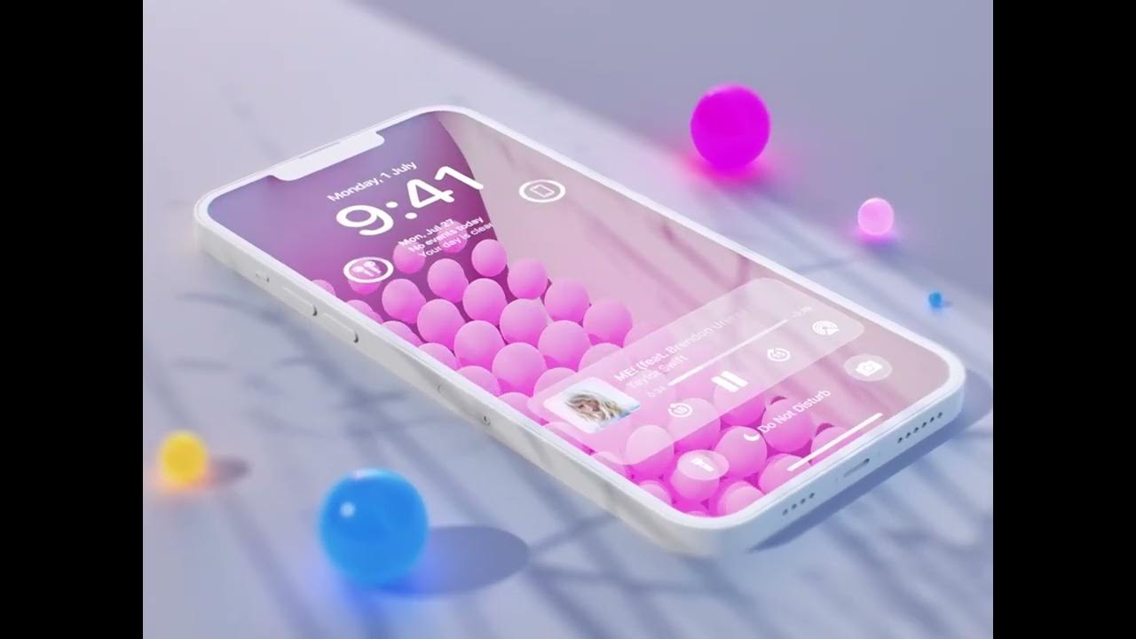Design Inspiration - 3D Lock Screen Animation - YouTube