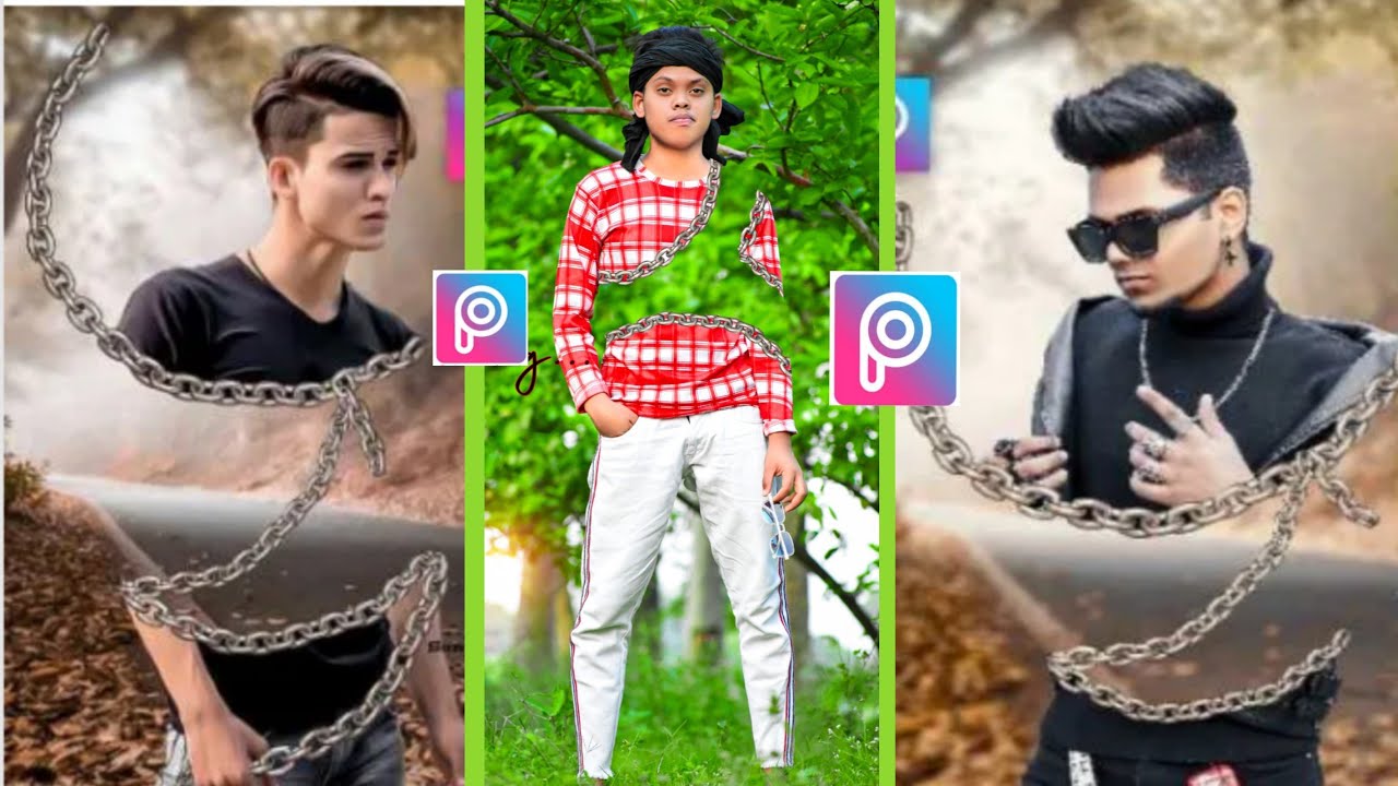 chain photo editing in picarts new stylest photo editing - YouTube