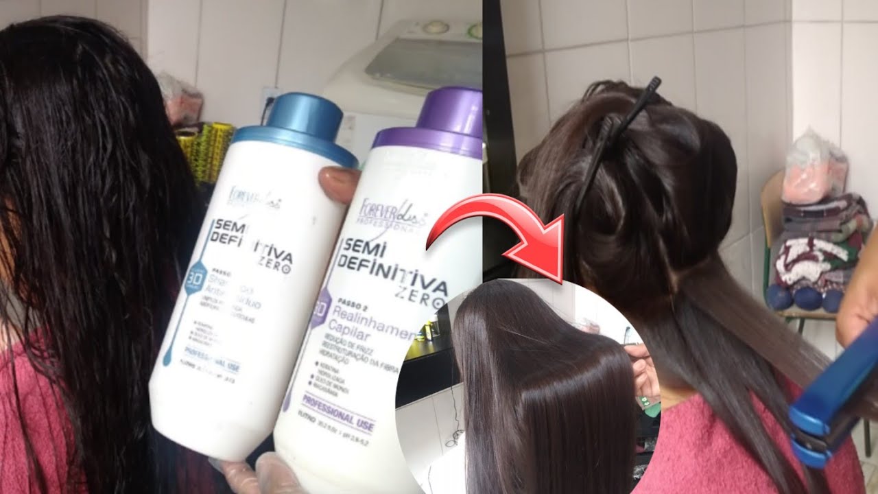 Progressiva Semi definitiva 3D forever Liss/ passo a passo - YouTube