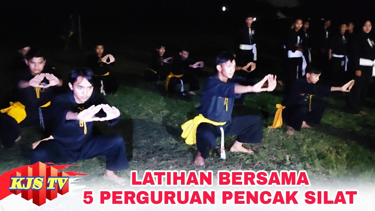 🔴 5 Perguruan Pencak Silat Latihan Bersama - YouTube