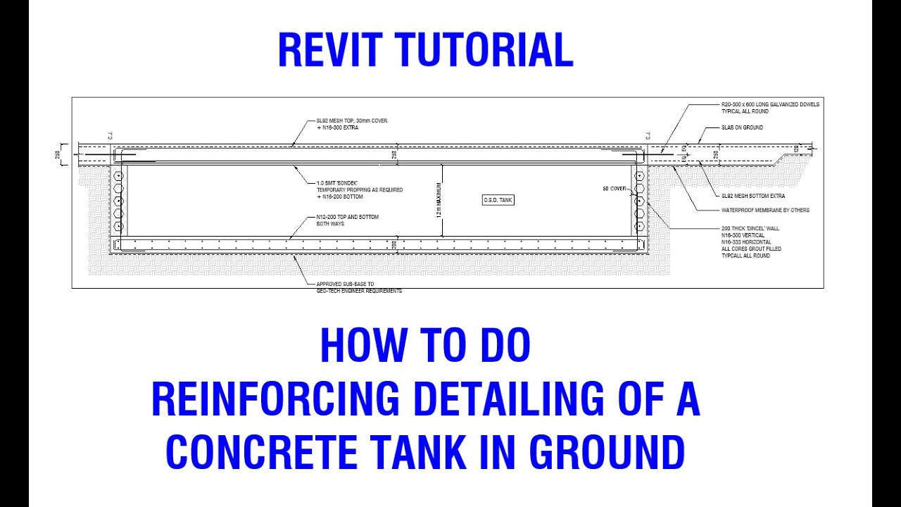 Revit Tutorial - How to do the Reinforcing Detailing of a Stormwater ...