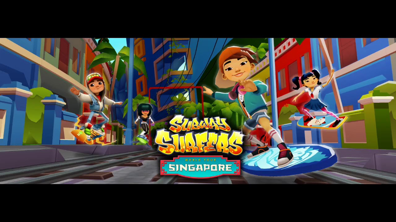 Subway Surfers: Theme song Singapore remix! | Gold Surfers - YouTube