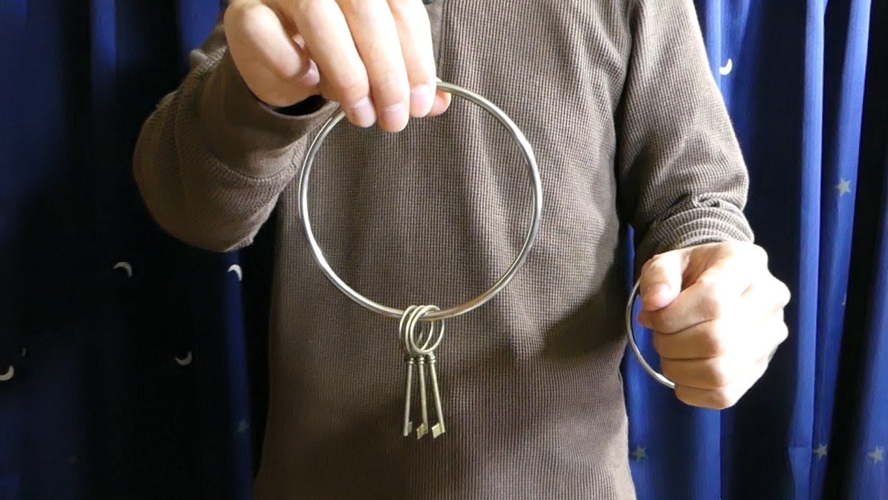 Jailer's Key Linking Ring Magic - China ring by Tenyo チャイナリング テンヨー ...