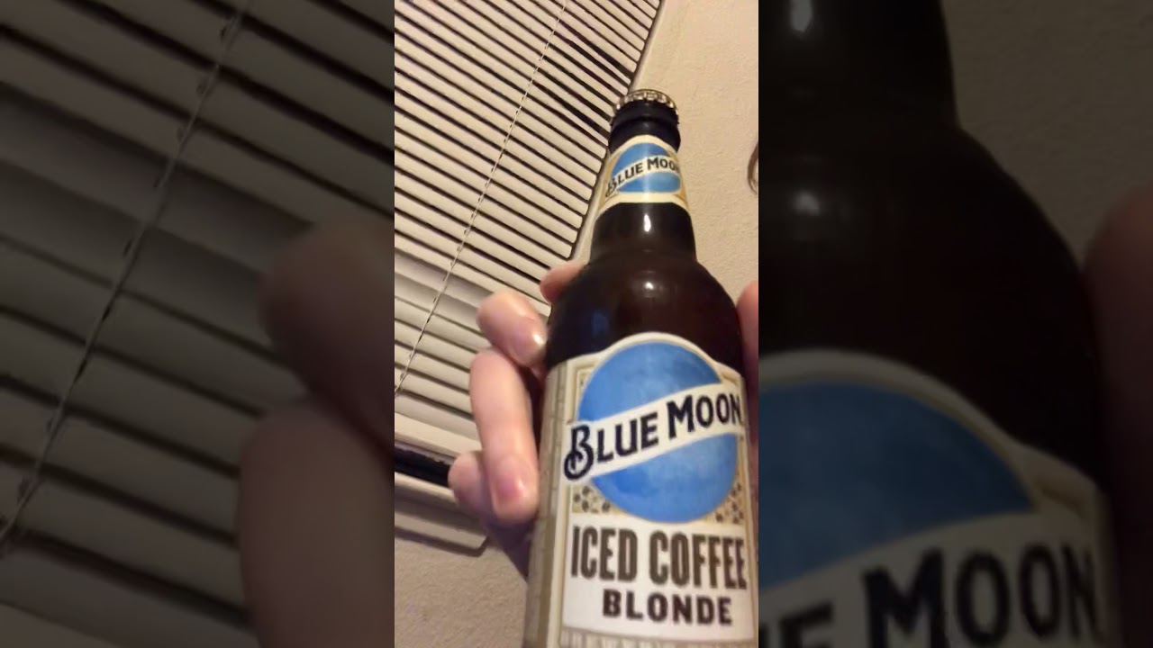 Blue Moon Iced Coffee Blonde review. - YouTube