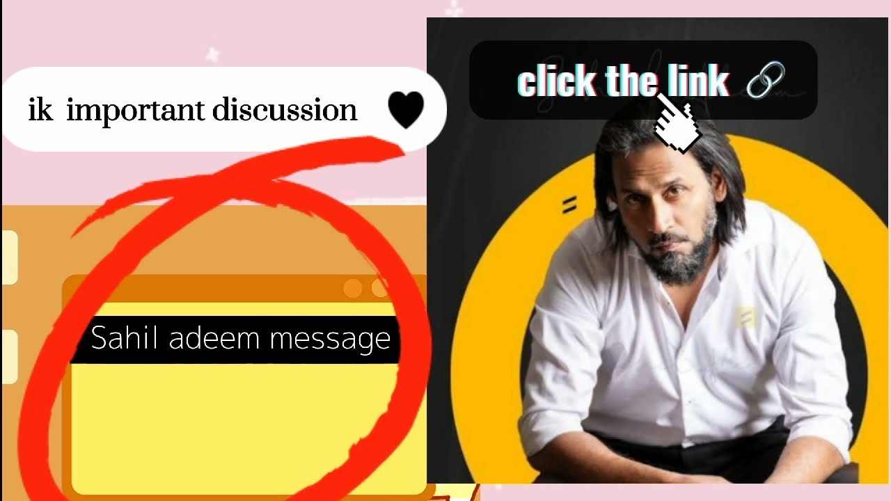 sahil adeem message 🙀| listen carefully| @arfasaeed4 - YouTube