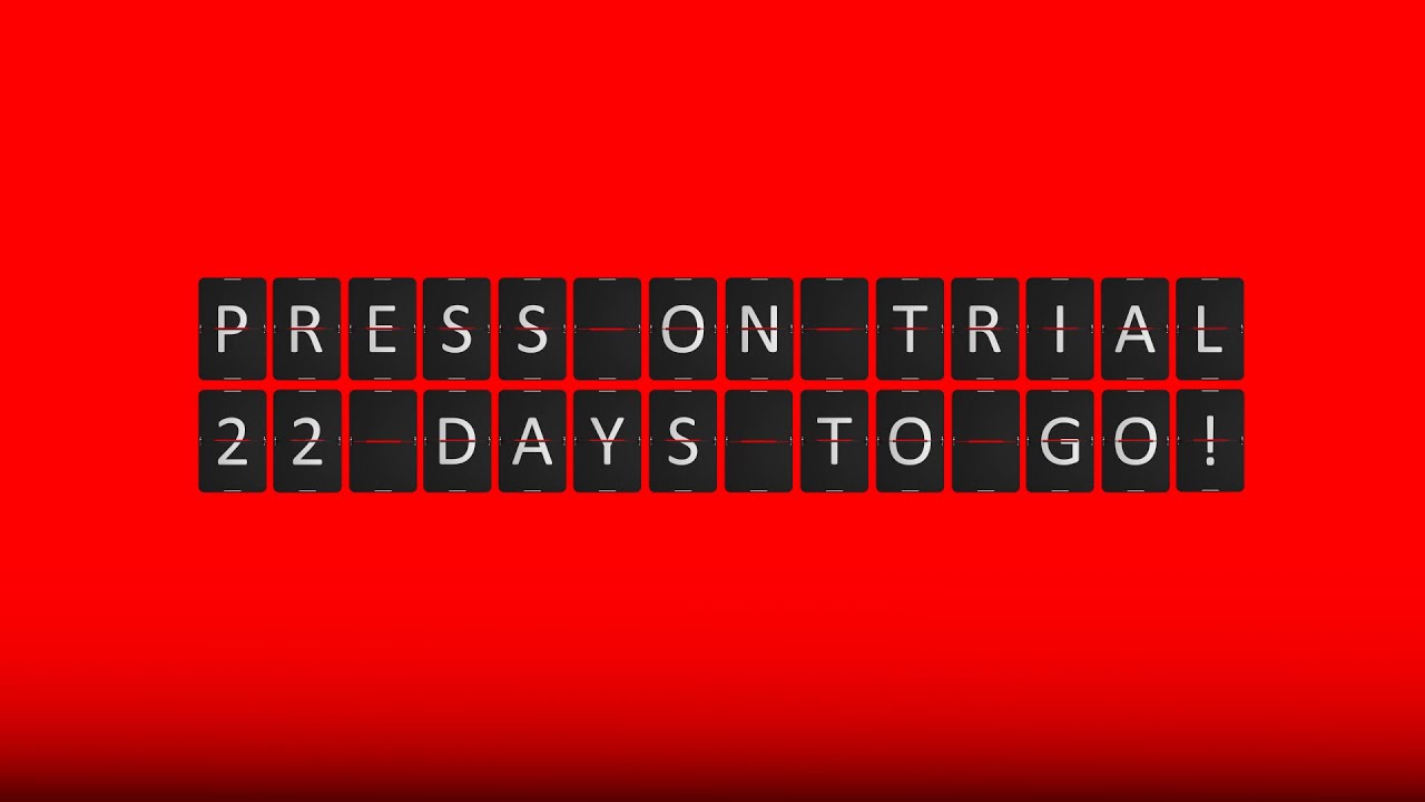 Countdown Press on Trial_1 - YouTube