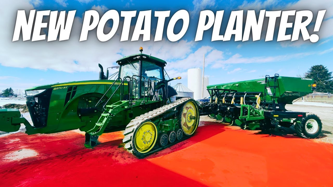 New Lockwood Potato Planter Delivery and Setup! Potato update! - YouTube