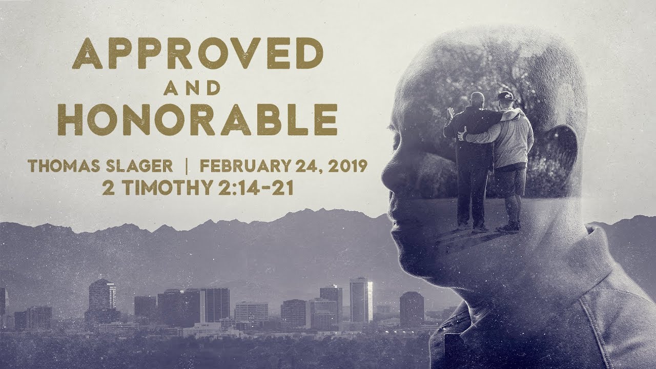 "Approved and Honorable" - 2 Timothy 2:14-21 - Thomas Slager - YouTube
