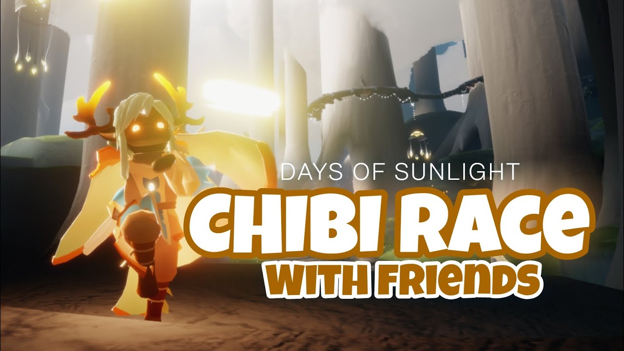 EPIC CHIBI RACE GIVEAWAY TO FRIENDS | Days of Sunlight | Sky COTL - YouTube