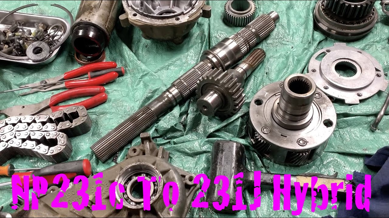 NP231C to 231J Transfer Case Teardown - YouTube