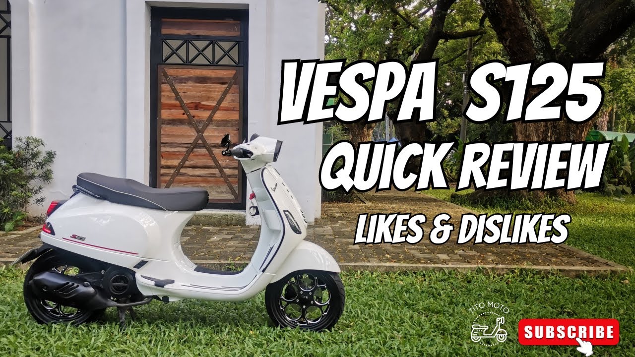 Vespa S125 Quick Review - YouTube