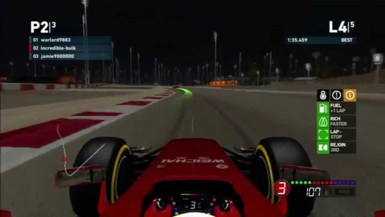 F1 2014 - Wheel vs Pad (No Traction Control) - YouTube