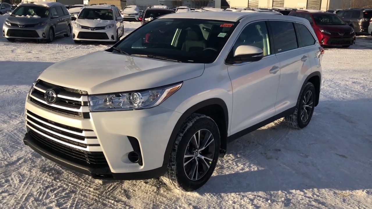 2019 Toyota Highlander LE - review of features and full walk around ...