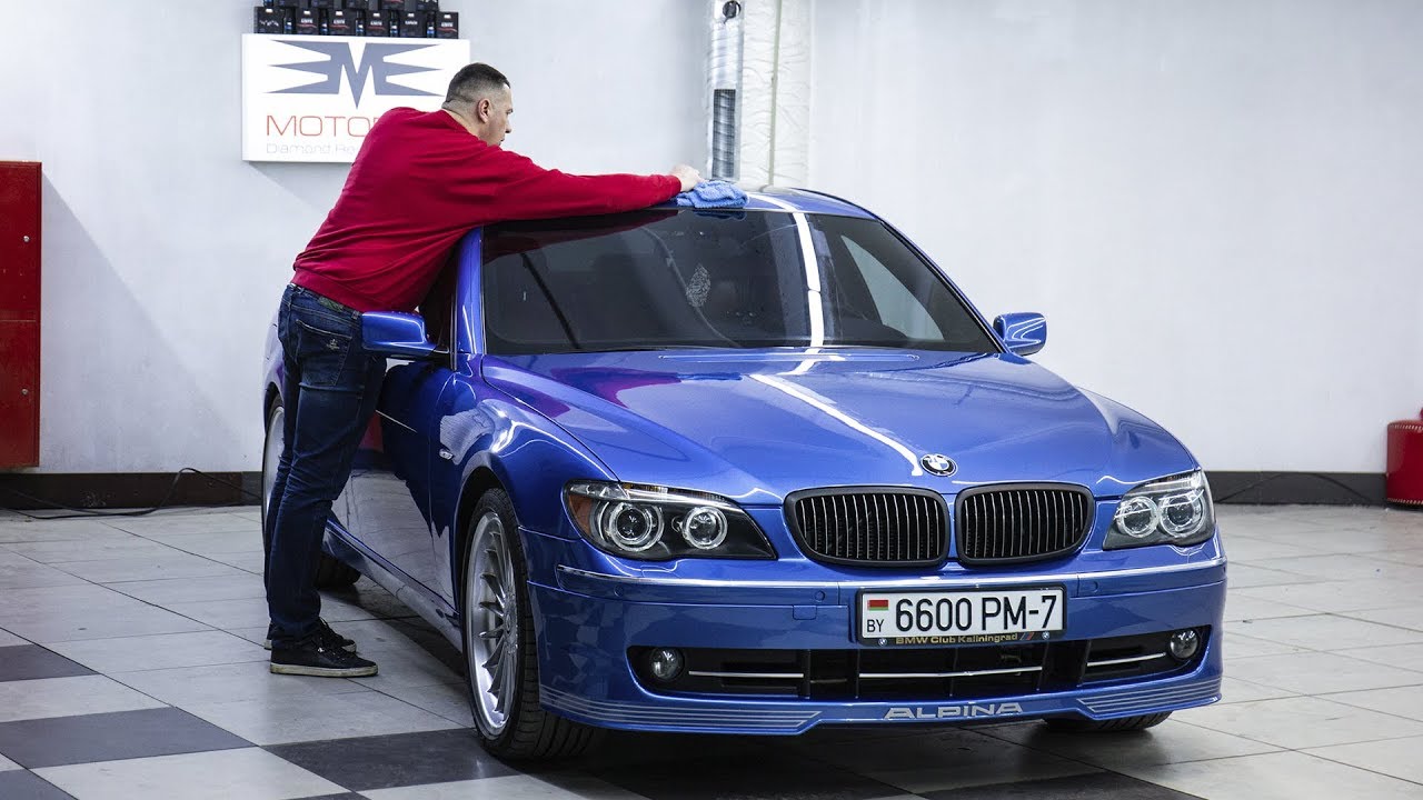 Алмазный блеск MOTOBOR | BMW E66 ALPINA B7 - YouTube