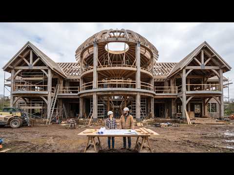 This couple spent two whole years building their dream luxury mansion! (From start to finish)
