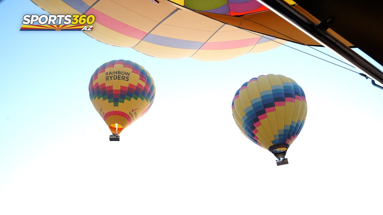 Experiencing a hot air balloon ride with Rainbow Ryders - YouTube