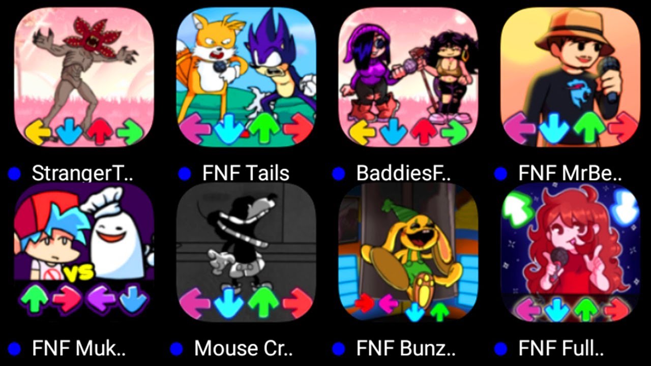 Stranger Things FNF Mod Big Bad,FNF Tails MOD Get Trolled V3 Groovy Fox ...