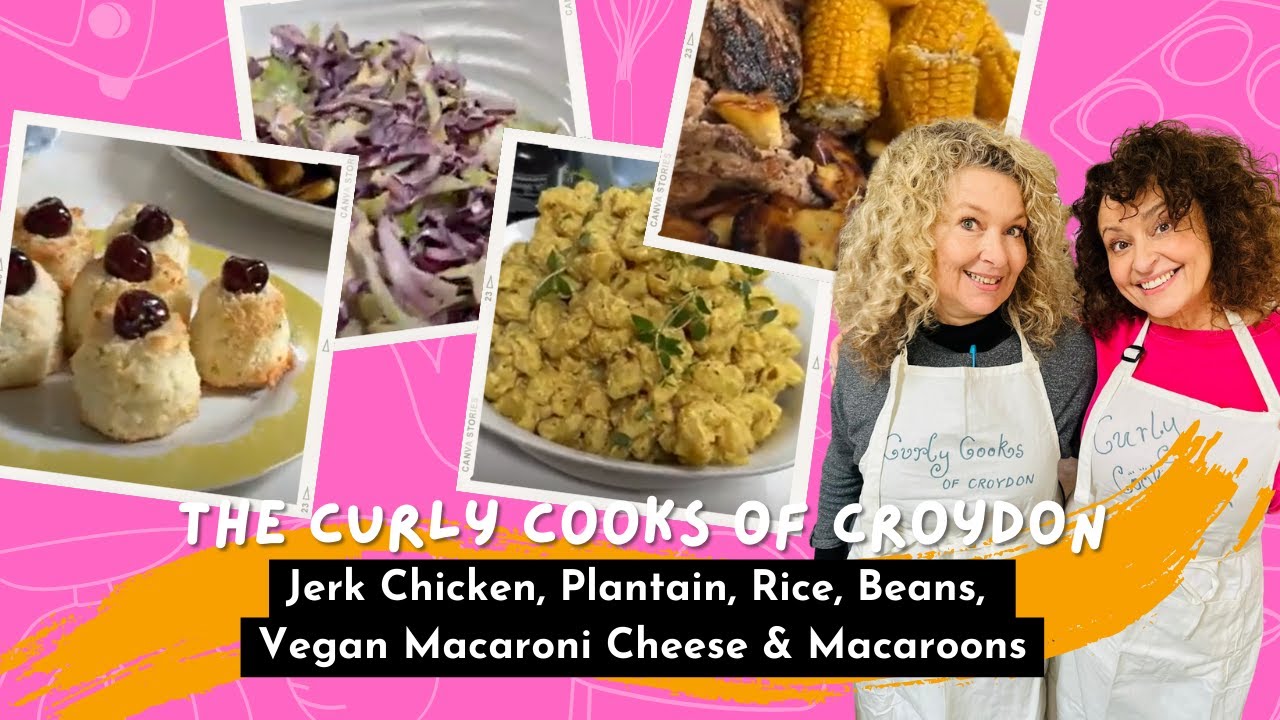 The Curly Cooks of Croydon 22 Jerk Chicken, Plantain, Rice, Beans ...