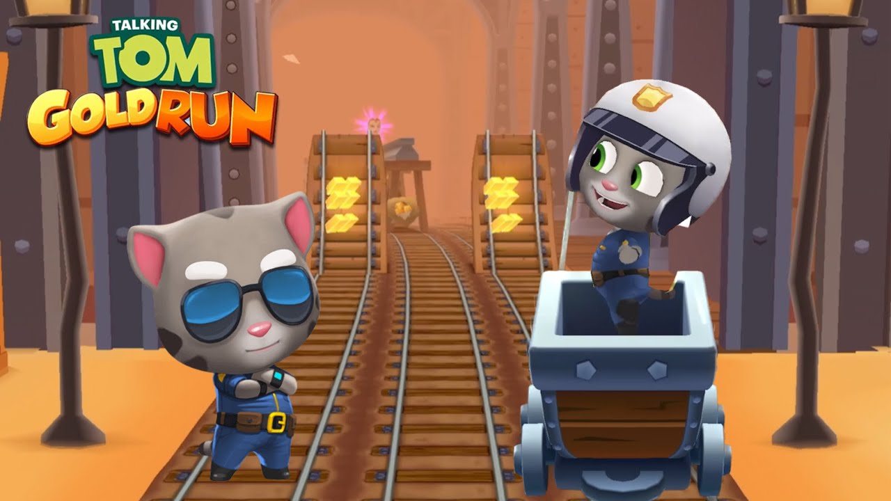 Talking Tom Gold Run - Police Tom - YouTube