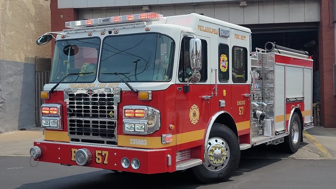 **Brand New*** Philadelphia Fire Department Engine 57 Responding - YouTube