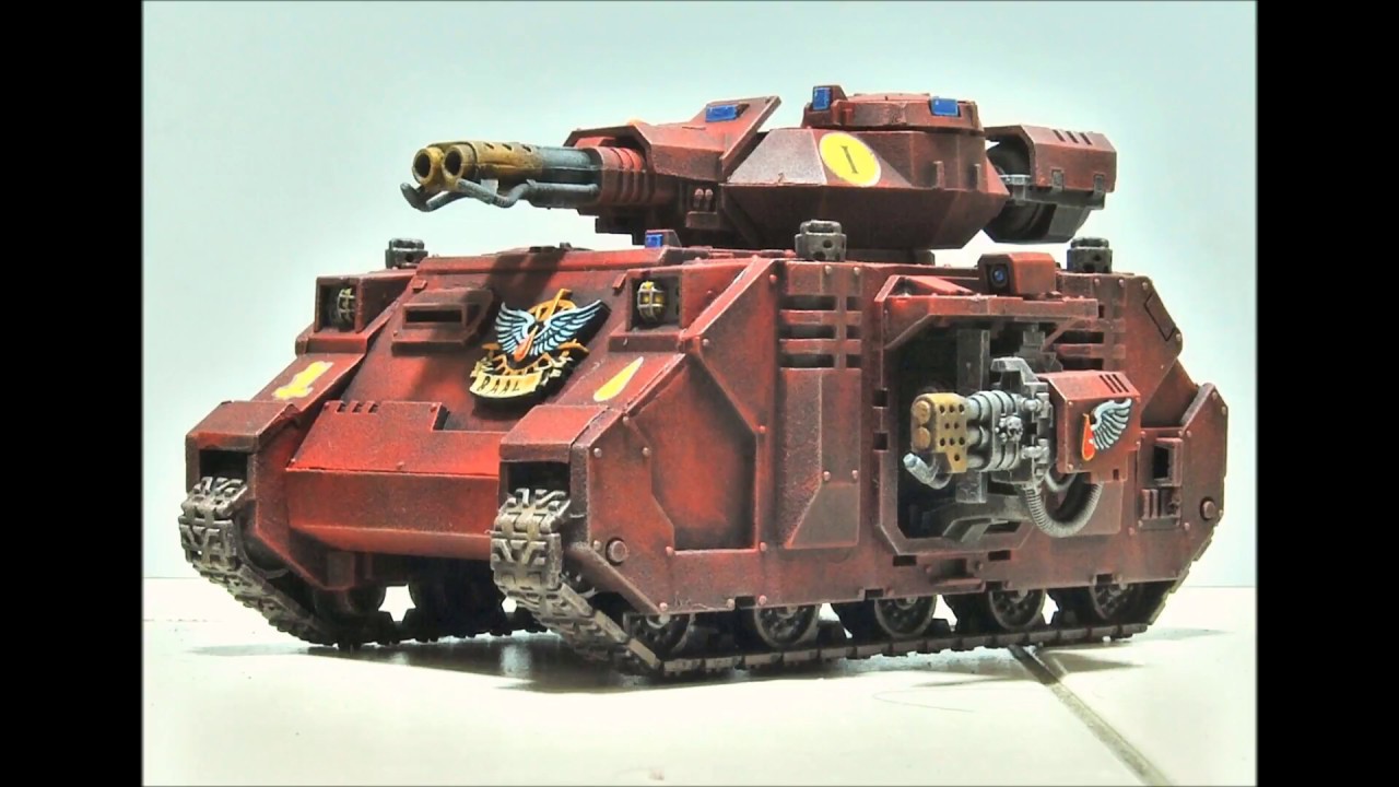 BLOOD ANGELS - Baal Predator Tactics - 7th Edition 2017 - YouTube