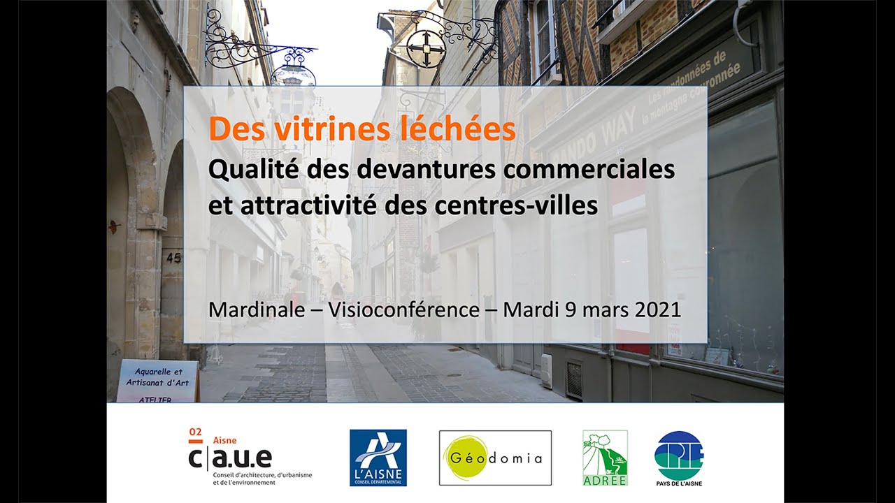 Qualité des devantures commerciales et attractivité des centres-villes ...
