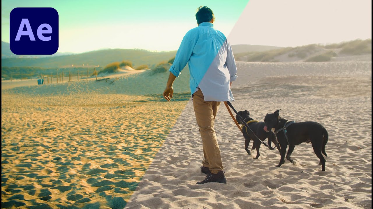 Sky color grading after effects - AFTER EFFECTS 2021 TUTORIAL - YouTube