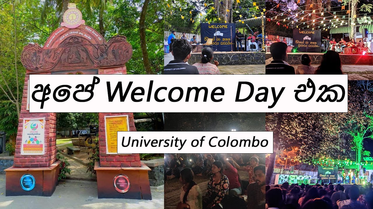Day Vlog 6 : University Vlog | Welcome Day | University of Colombo ...