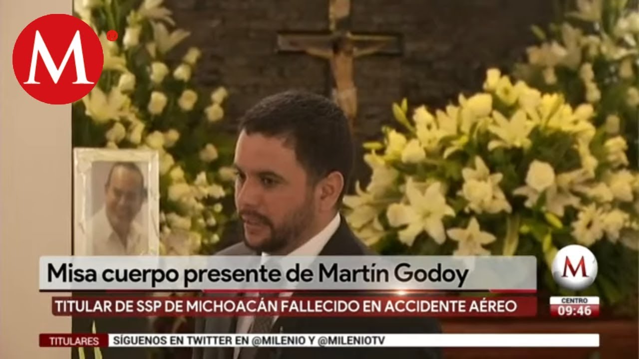 Misa cuerpo presente de Martín Godoy en Jalisco - YouTube