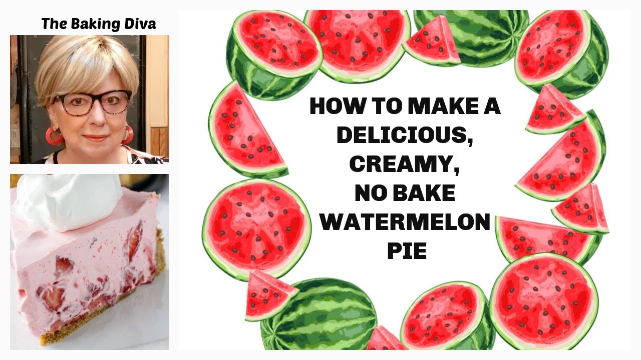 NO BAKE WATERMELON PIE. You'll Have A "Party In Your Mouth" With This ...