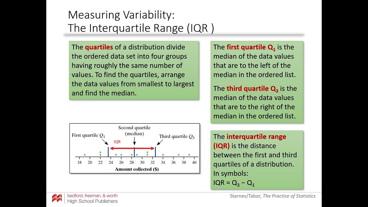 1 3 Describing Quantitative Data Numerically - YouTube