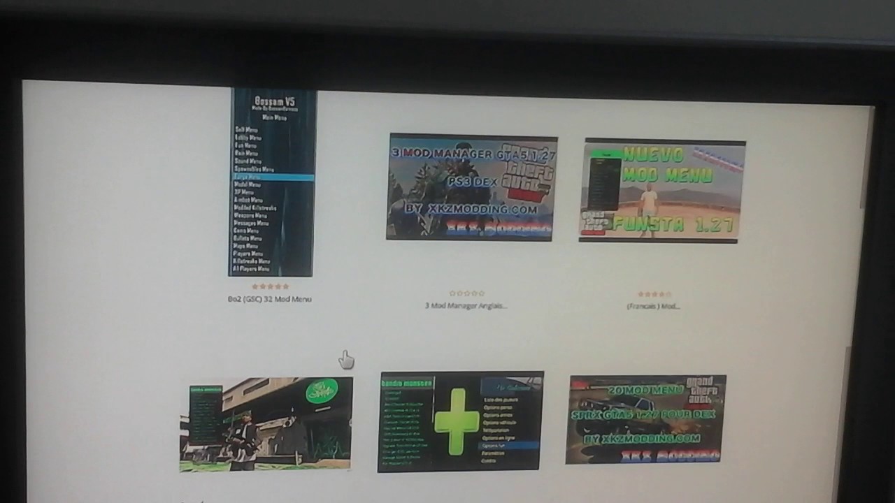 Mod menu ps3 dex - YouTube