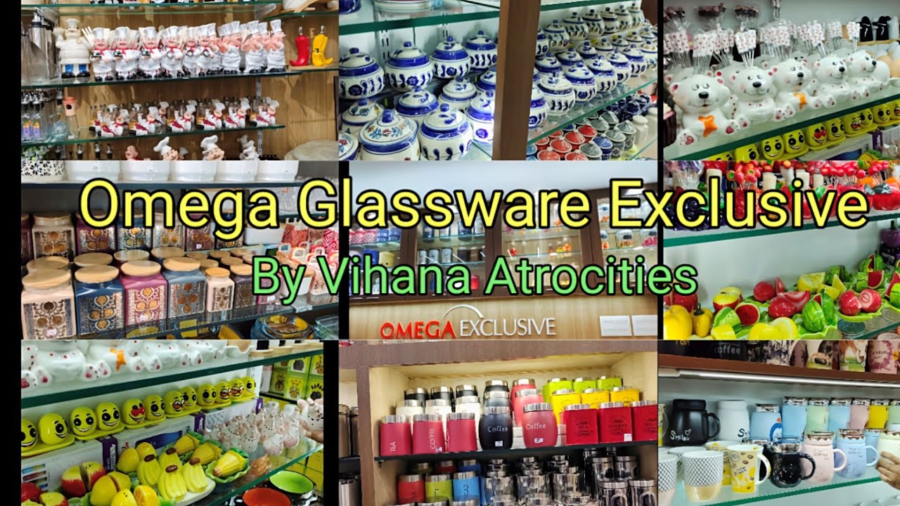 Omega Glassware Exclusive at Chennai Keelkatalai. Kitchen products tour ...