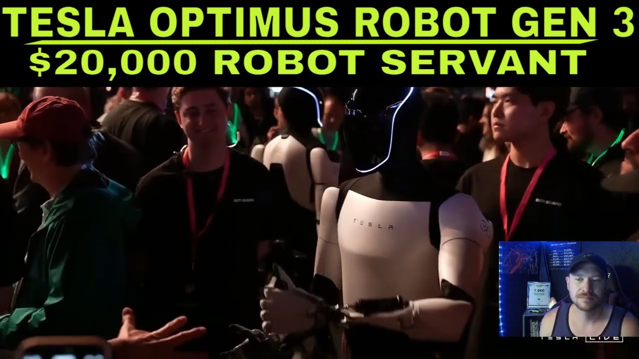 Tesla Optimus Robot Gen 3, Is This Going to Be Like the Movie iRobot ...