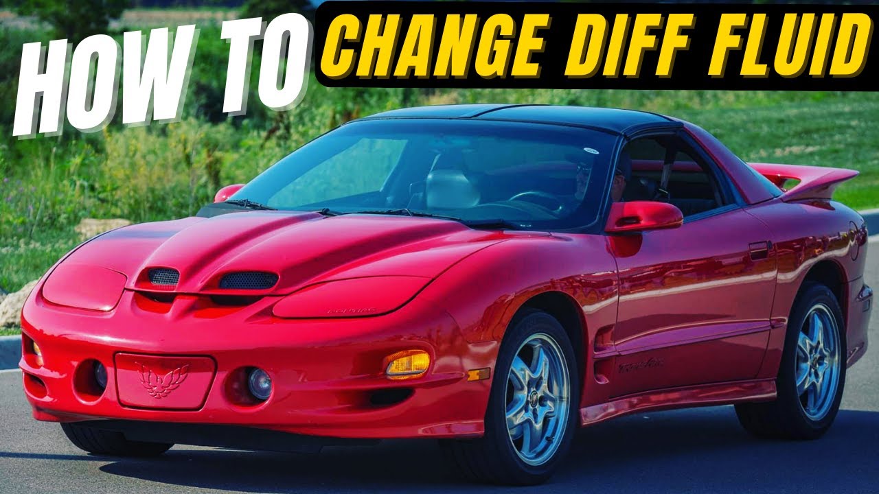 How to Change Rear Diff Fluid in a Trans Am WS6 | Camaro SS | Firebird ...