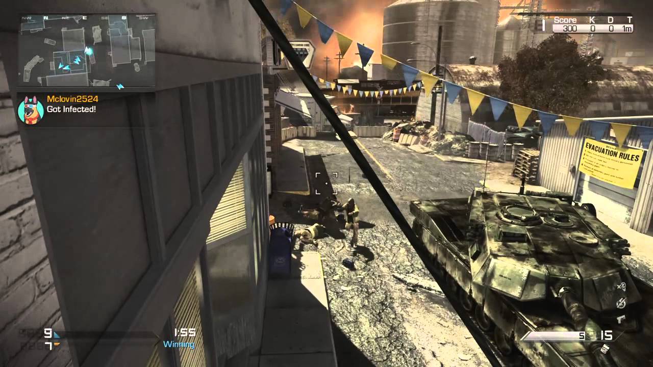 CoD Ghosts - Infected on Warhawk Gameplay (PS4) - YouTube