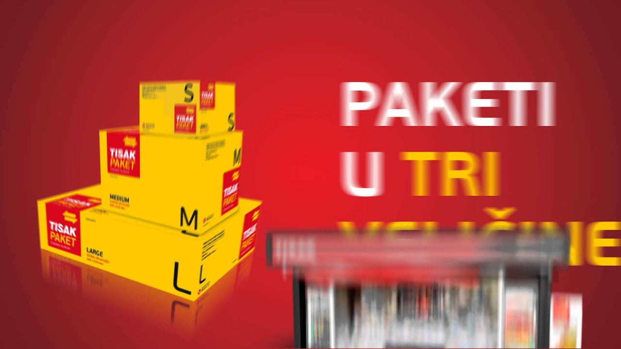 Tisakpaket... Najpovoljnija dostava paketa - YouTube