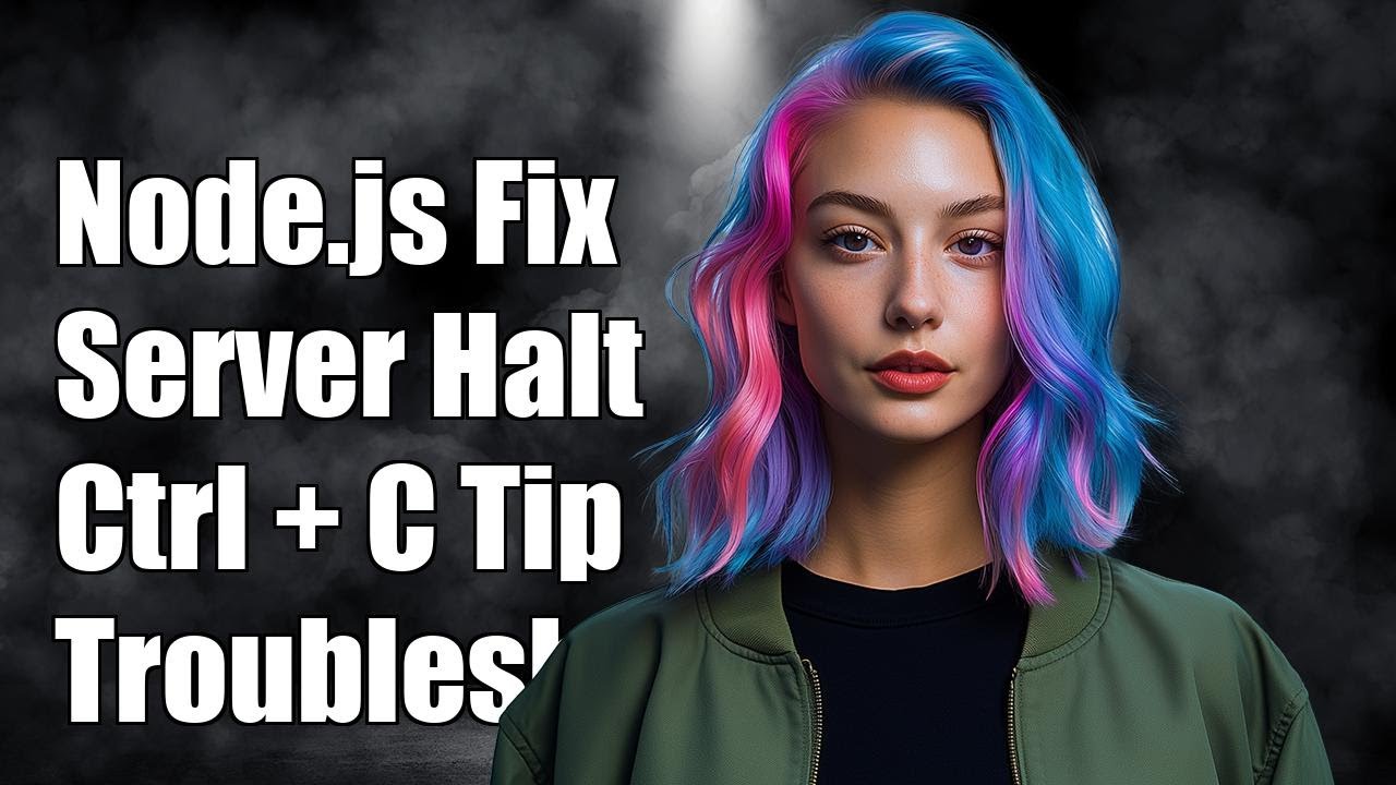 Node.js Server Not Stopping with Ctrl + C: Troubleshooting Tips - YouTube