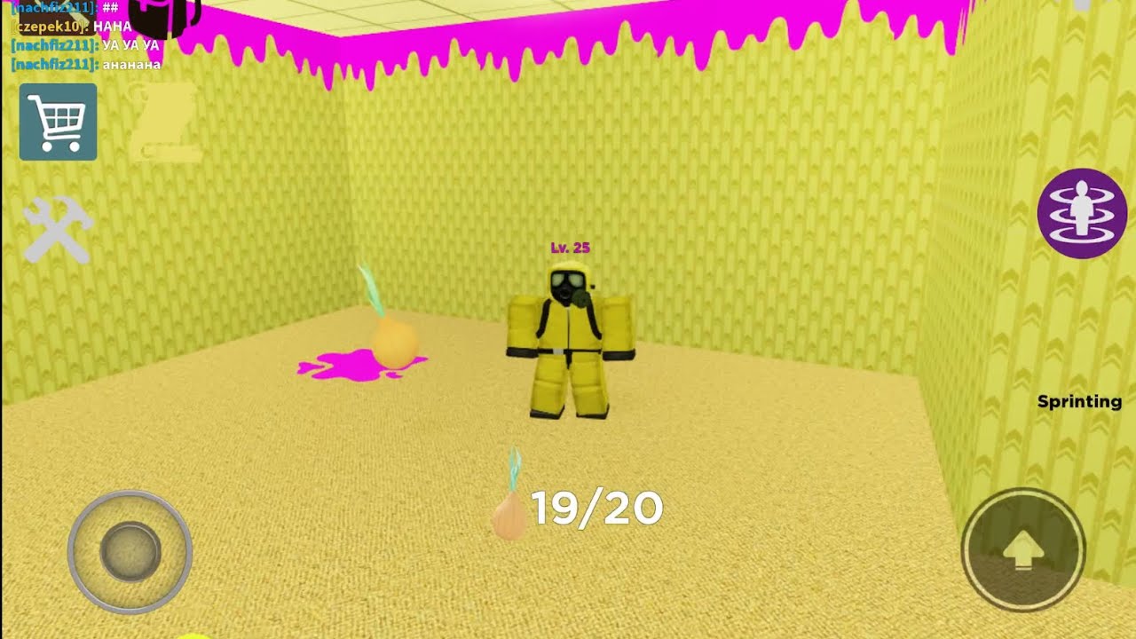 What happens when you get all of the 20 onions in the toxic rooms ...