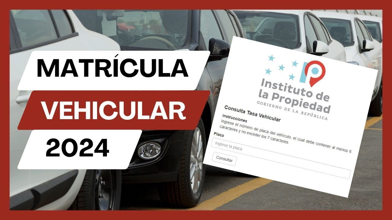 ¿Cómo pagar la matrícula vehicular en Honduras 2024? Guía completa y ...