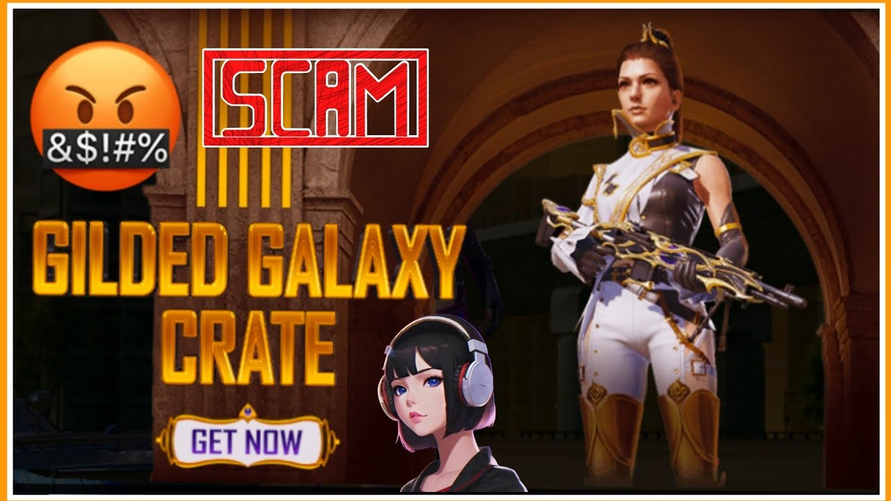 GILDED GALAXY CRATE OPENING 🤬 - BGMI CRATE OPENING - #SCAM - BGMI SCAM ...