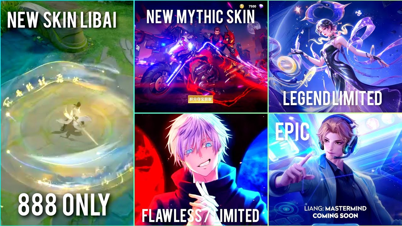 BIG INFO! SKIN BARU LIBAI ,YUHUAN, YAO DAN INFO SKIN GOJO JUJUTSU ...