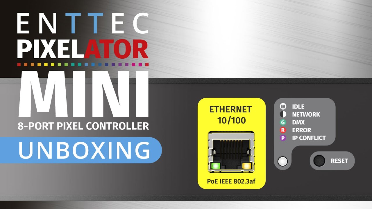 ENTTEC Tech Tips: Pixelator Mini Unboxing & Intro - YouTube