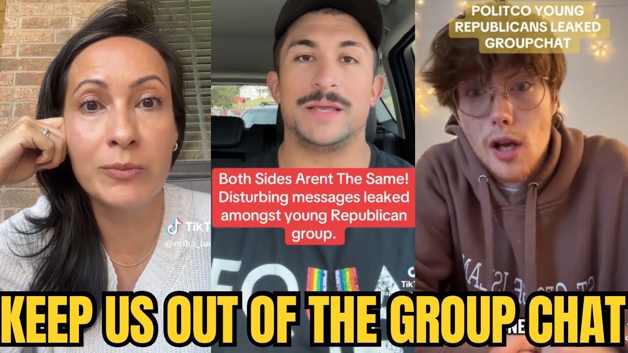 Young Republicans Group Chat RACI$T and H@TE Filled Messages EXPOSED ...