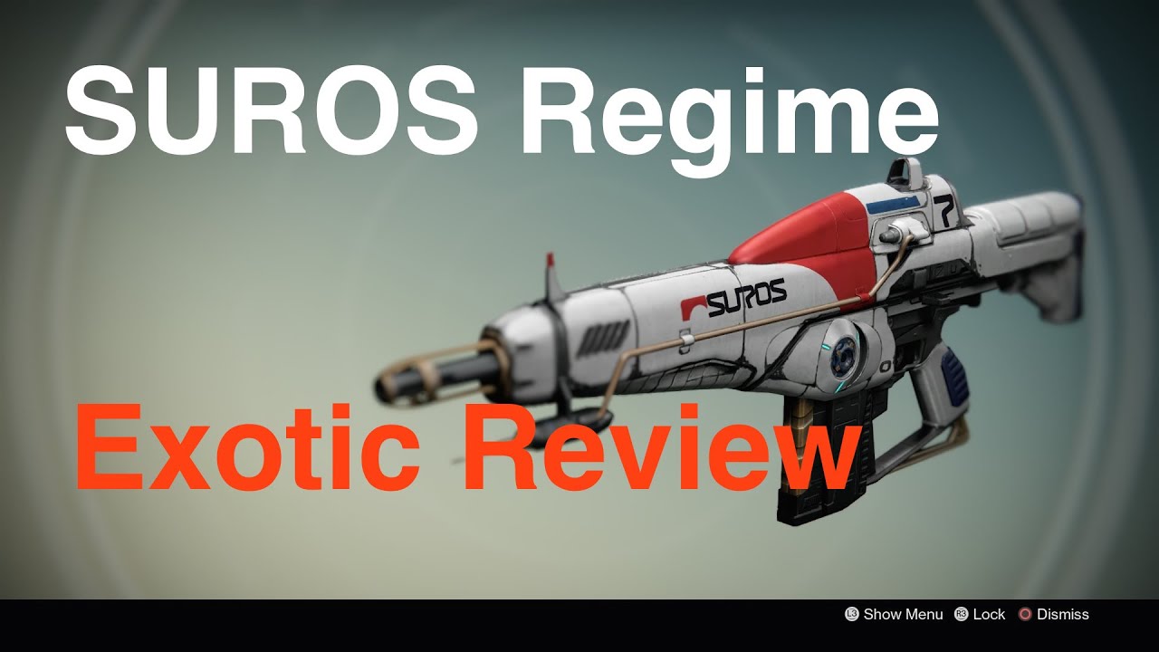 SUROS Regime Review (Fully Upgraded) - Destiny Xur Exotic Auto Rifle ...