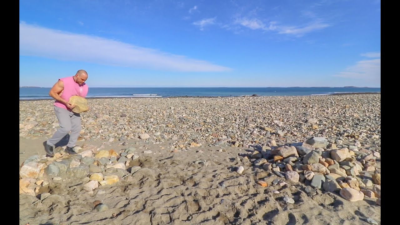 Insane Caveman Beach Workout - YouTube